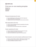 Top 6 Free One-On-One Meeting Templates in 2025 | Rippling