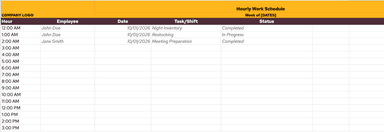 10 Free Employee Schedule Templates & How To Create One | Rippling