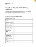 Employee Profile Template: What to Include + Free Examples | Rippling