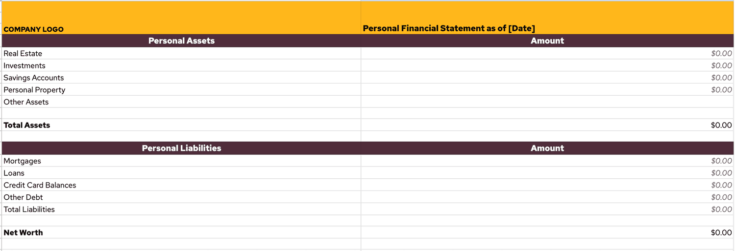 4 Free Financial Statement Templates with Guide | Rippling