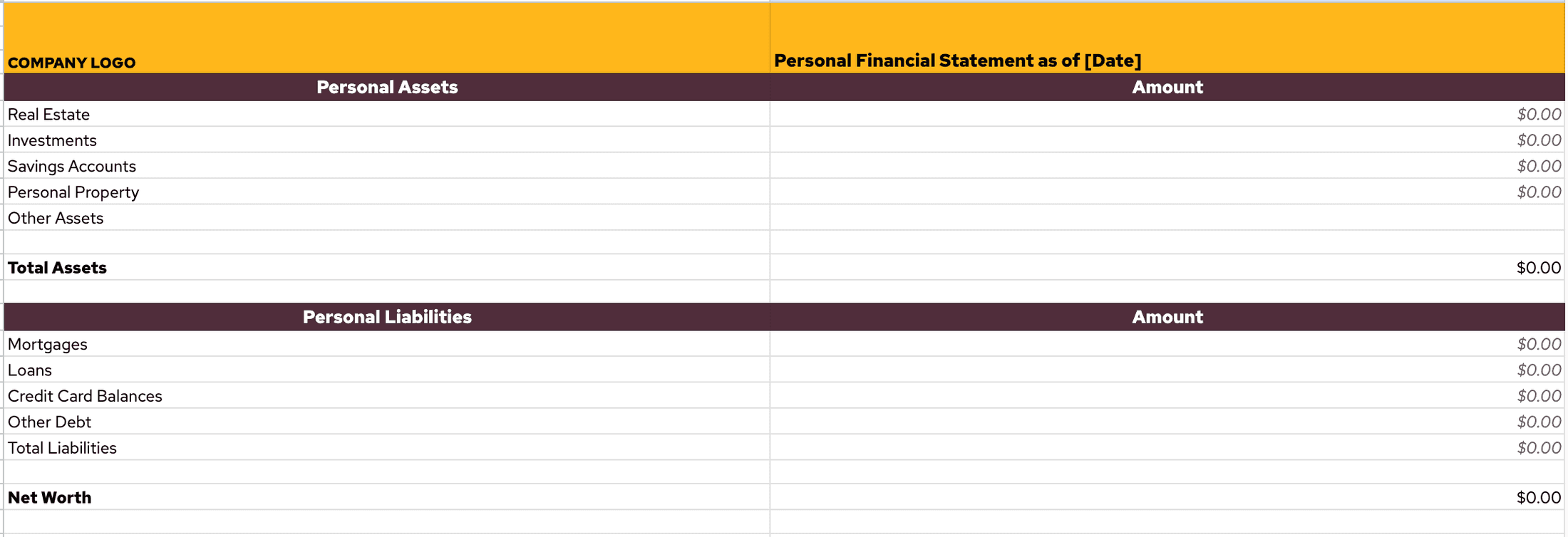 4 Free Financial Statement Templates with Guide | Rippling