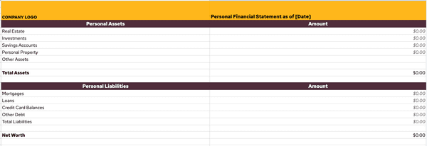 4 Free Financial Statement Templates with Guide | Rippling